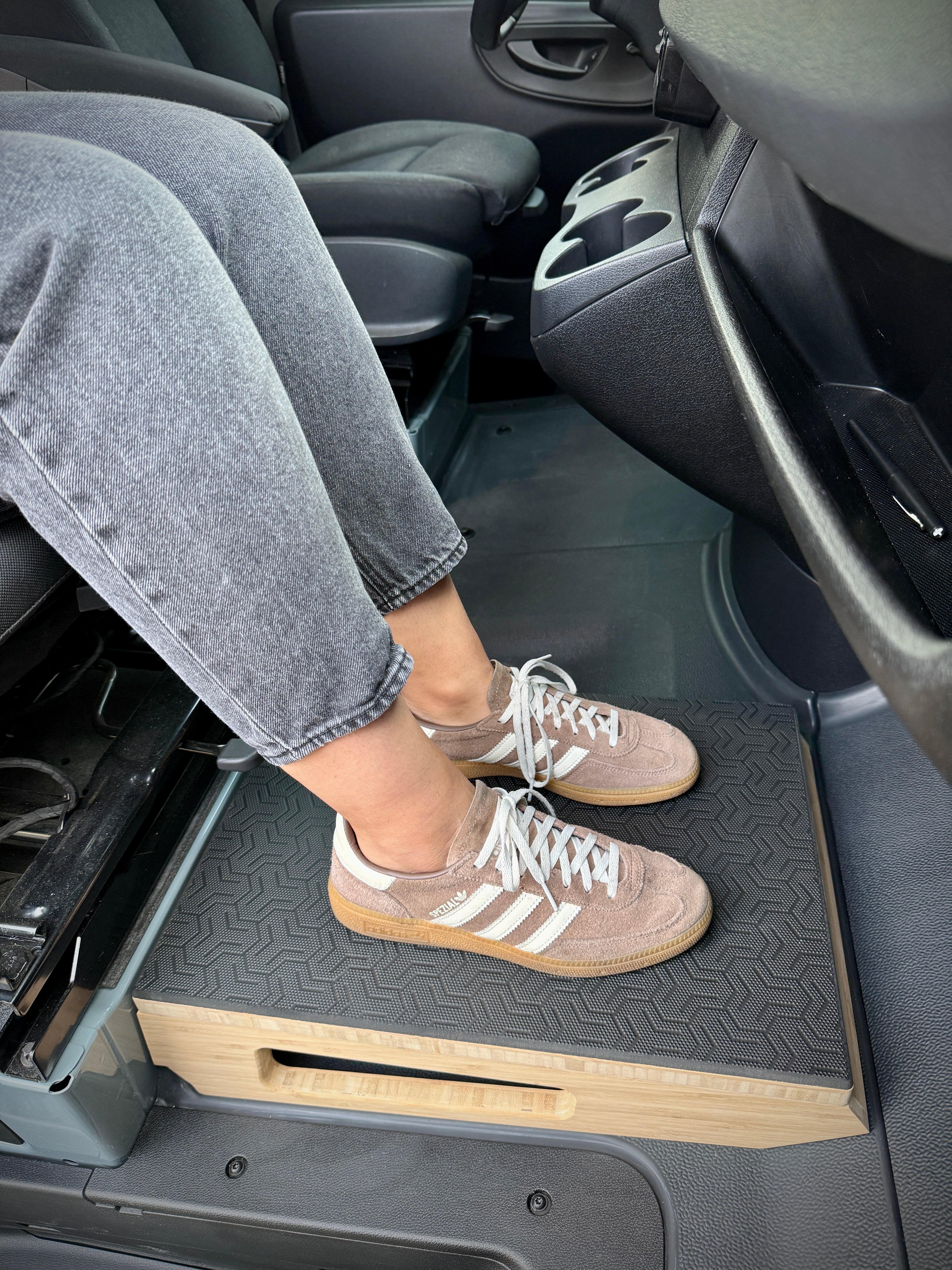 Mercedes-Benz Sprinter Bamboo Passenger Foot Platform Camper Van Stool ...